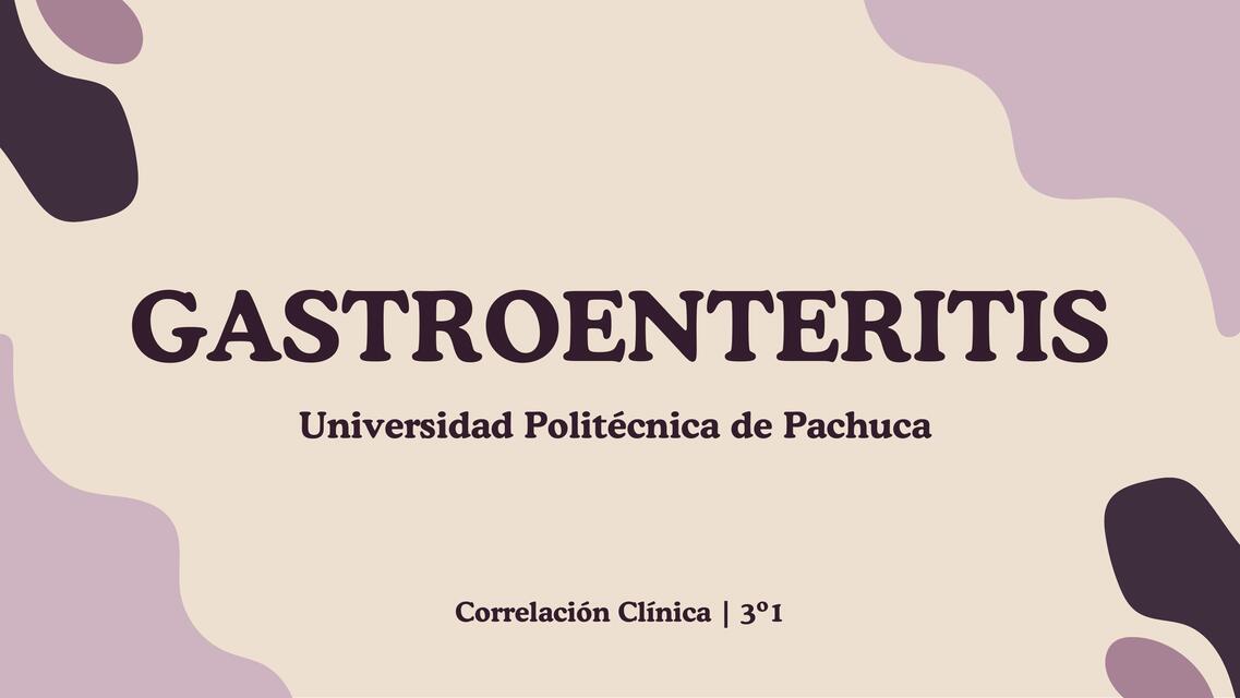 Gastroenteritis | M | uDocz