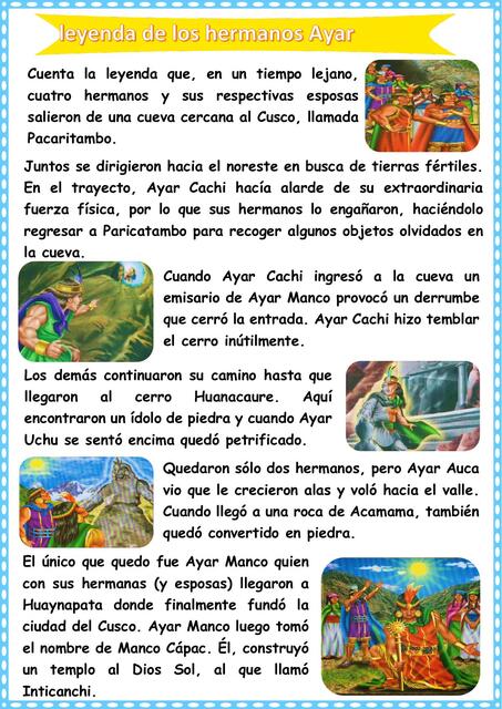 LEEMOS JUNTOS LEYENDA HERMANOS AYAR 11 | liseth Rodriguez | uDocz
