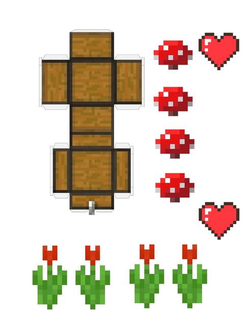Plantilla Cofre y Abeja Minecraft papercraft | katy | uDocz