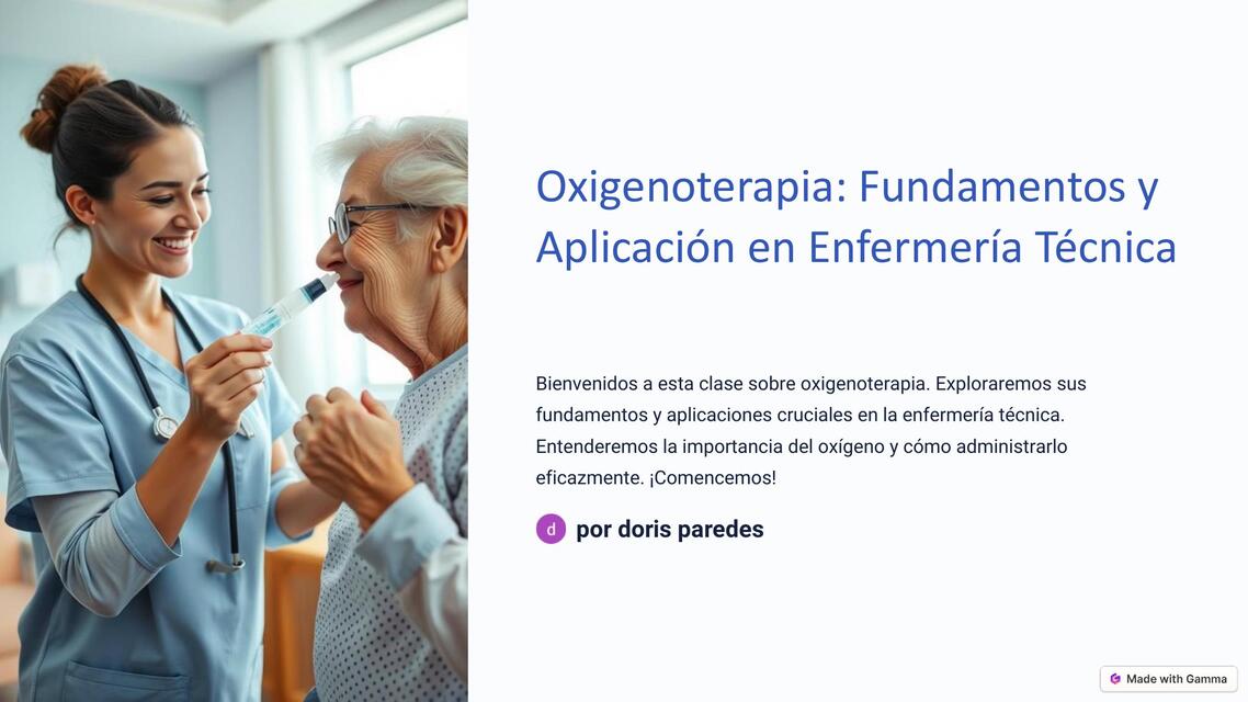 Oxigenoterapia Fundamentos y Aplicacion en Enferme | doris | uDocz