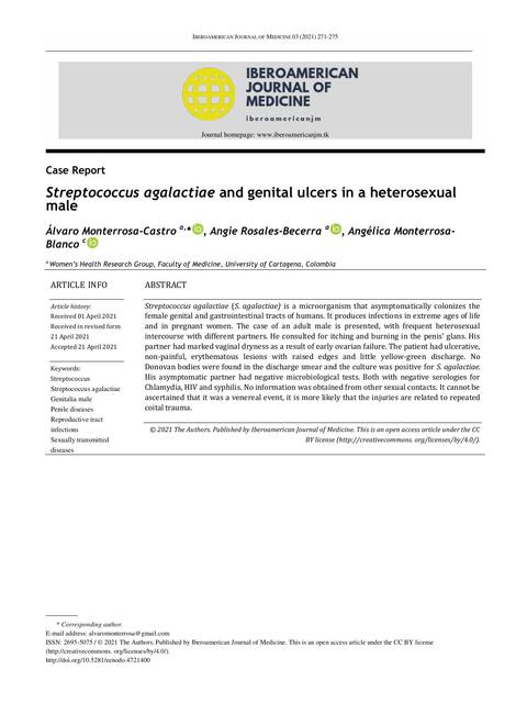 STREPTOCOCUS | Bryan Richard | uDocz