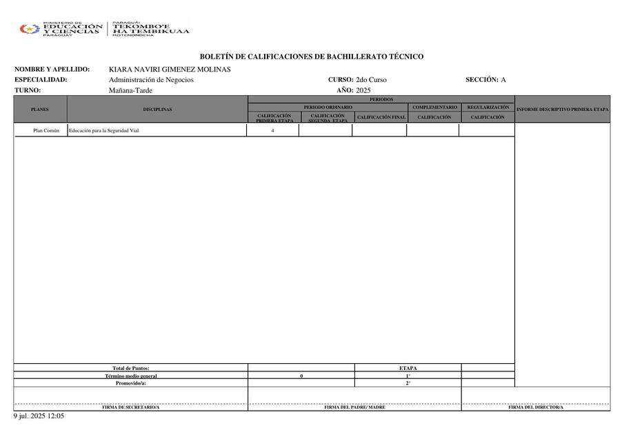 rptLibretaCalificacionesBT v2 | Kiara | uDocz
