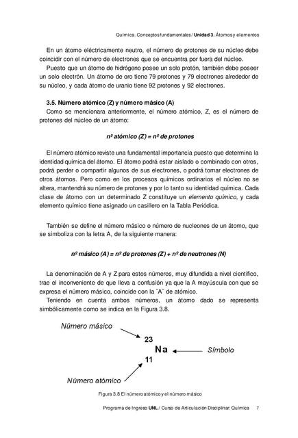 Unidad 3 Atomos y elementos 8 | Omar C | uDocz