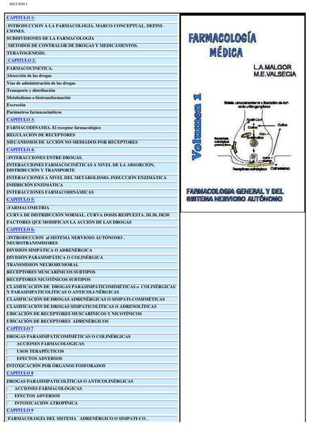 Farmacologia 5volumenes malgor valsecia 1 | Cristian Mamani | uDocz
