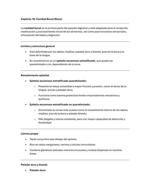 Ross Cap16 Cavidad Bucal | Alex Dan | uDocz