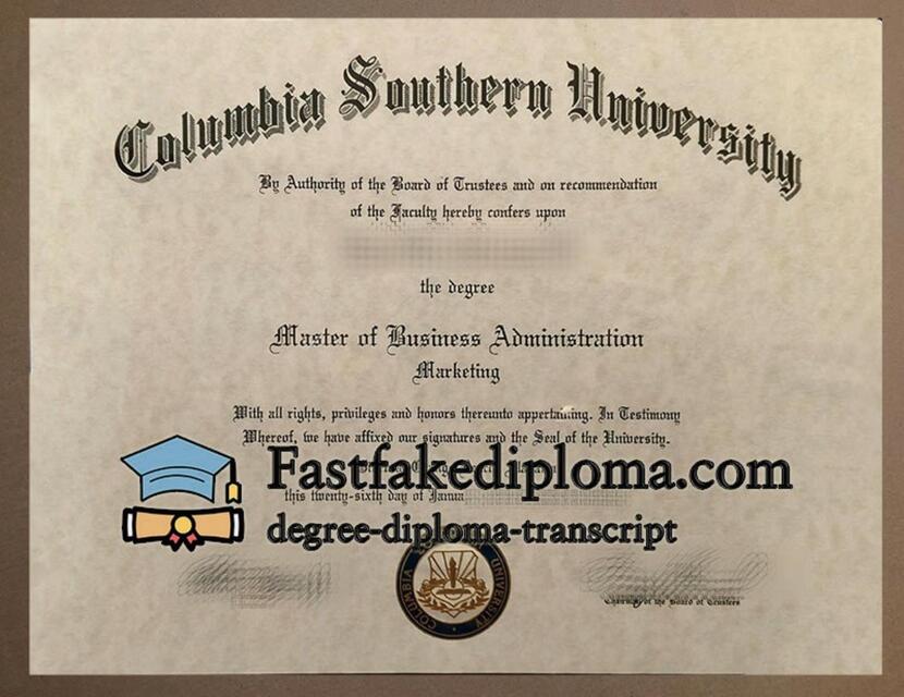Where to order Columbia Southern University diploma?【fastfakediploma ...
