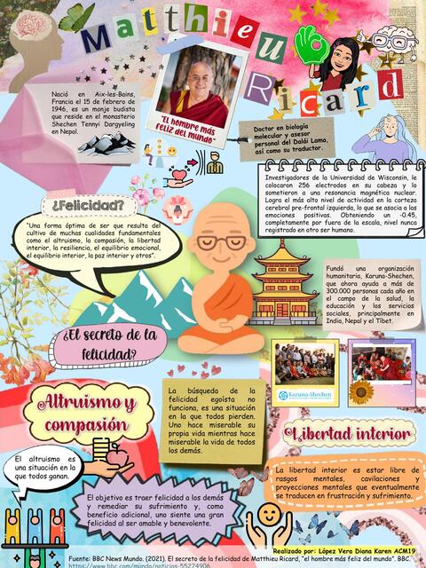 Matthieu Ricard La clave para ser feliz | Karen López | uDocz