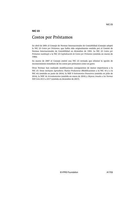 nic 23 costos por prestamos | Eliecer | uDocz