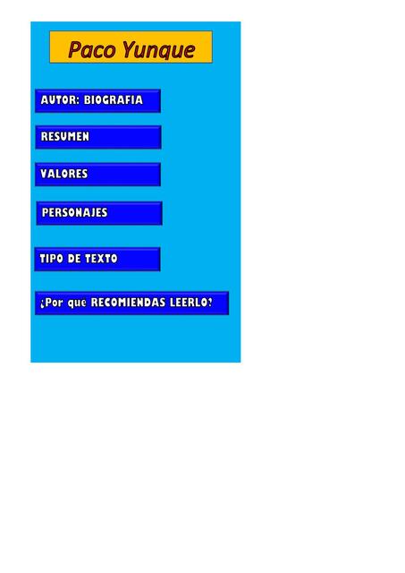 PACO YUNQUE | Magaly Daysi | uDocz