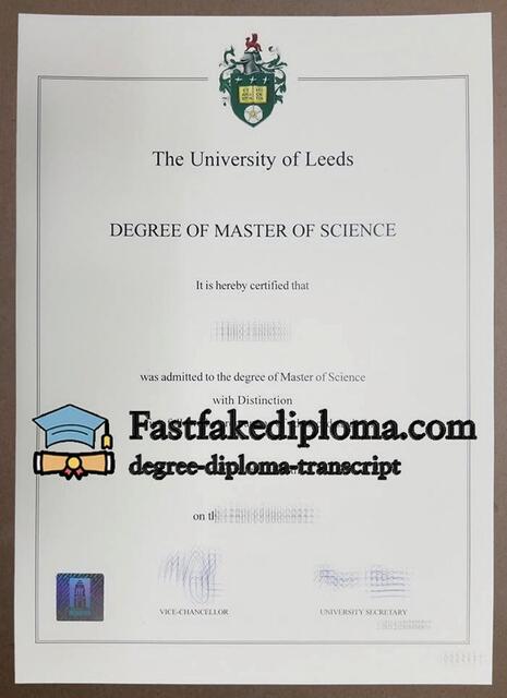 Can I order University of Leeds diploma Diploma?【fastfakediploma.com ...
