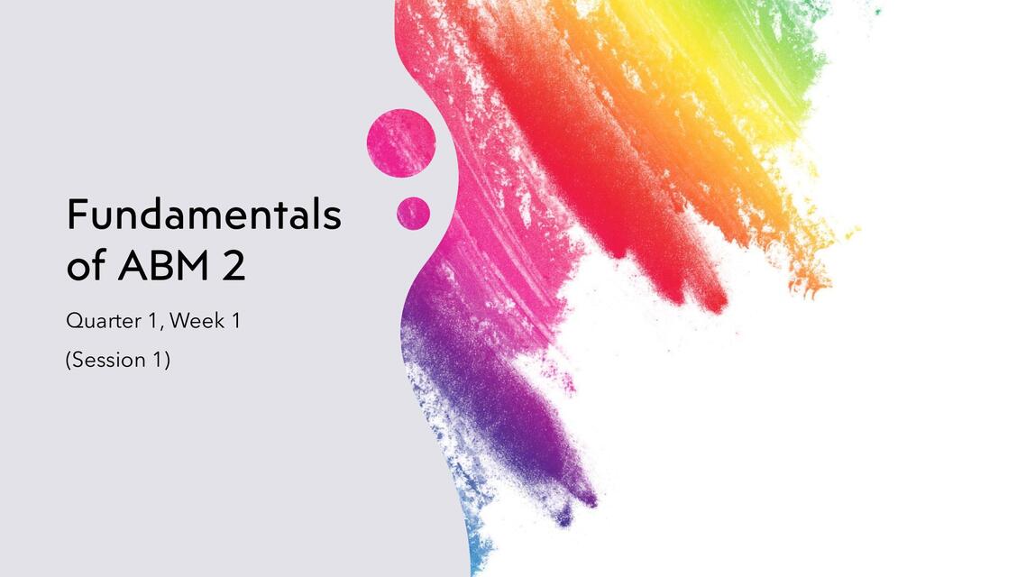 FABM 2 Q1 WEEK 2 | Jaira | uDocz