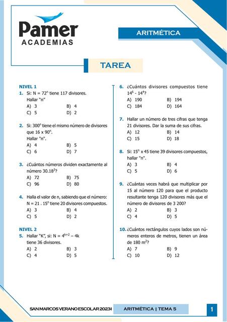 T Sem5 A Numeros primos | Isa mayra | uDocz