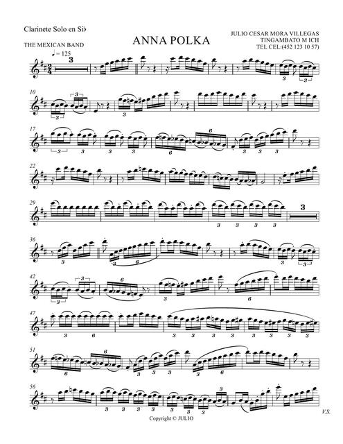ANNA POLKA THE MEXICAN BAND Partes | Yimi | uDocz