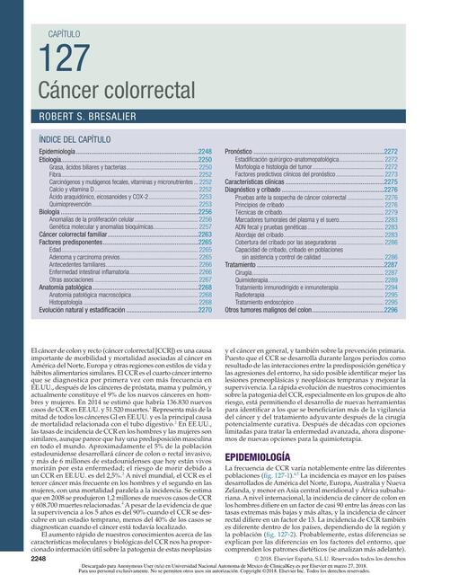 127 cancer colorrectal | Carolin Reyes | uDocz