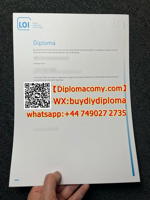 Leidse Onderwijs Instellingen证书办理攻略,购买LOI证书，How to buy Leidse Onderwijs ...