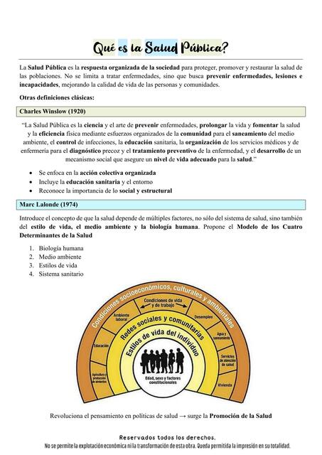 Qué es la Salud Pública | Ser Enfermerxs | uDocz