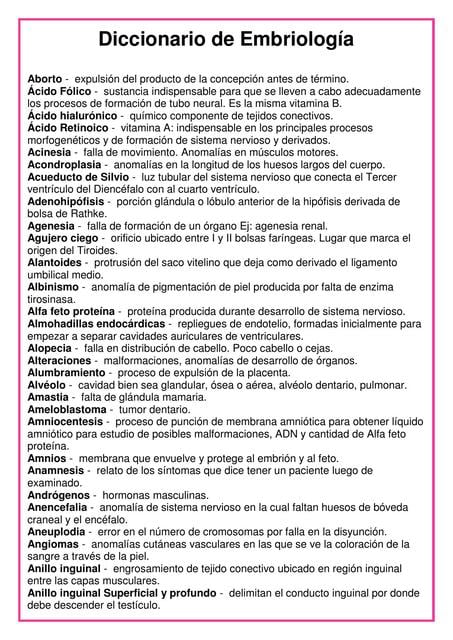 Embriología | uDocz