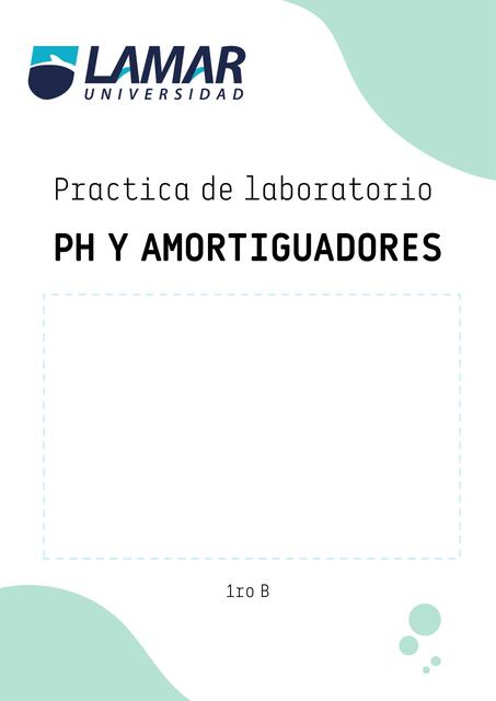 Pract 3 Ph y Amortiguadores pdf | Lazo | uDocz