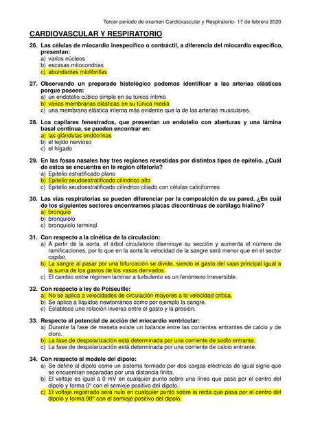 Prototipo tercer periodo Cardio y Resp 17 de febre | Sam Phoyu | uDocz