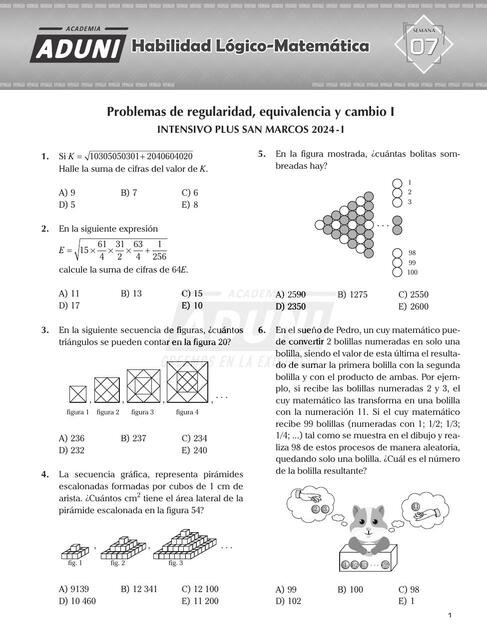 Problemas de regularidad, equivalencia y cambio I | Apuntes ...
