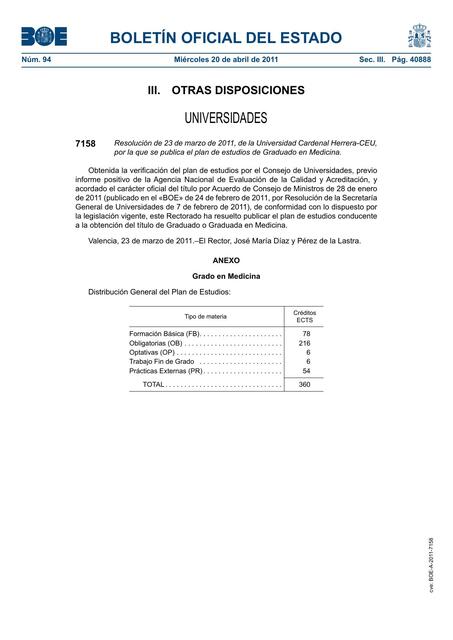 BOE 20 4 plan estudios origina | a | uDocz