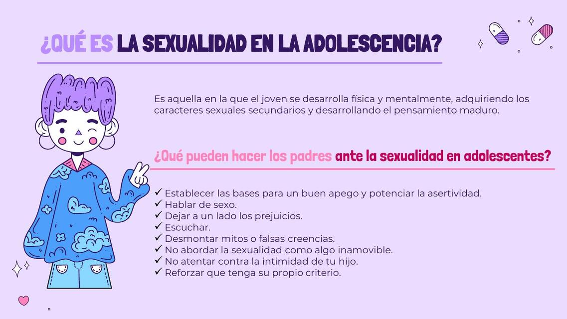 SEXUALIDAD EN LA ADOLESCENCIA | Moon R. | uDocz