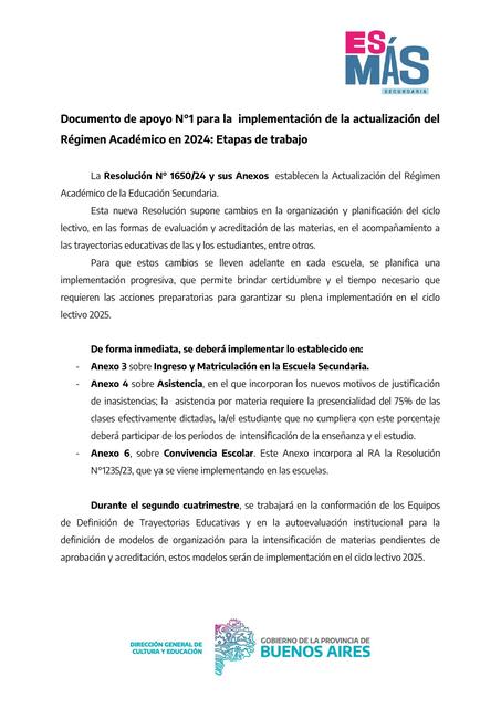 Documento de apoyo N1 para la implementación de la actualización del régimen académico | Sofia ...