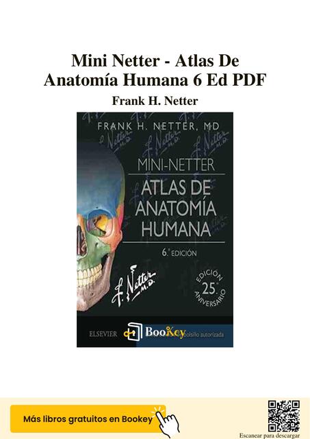 Mini Netter Atlas De Anatomía Humana 6 Ed PDF | jose | uDocz