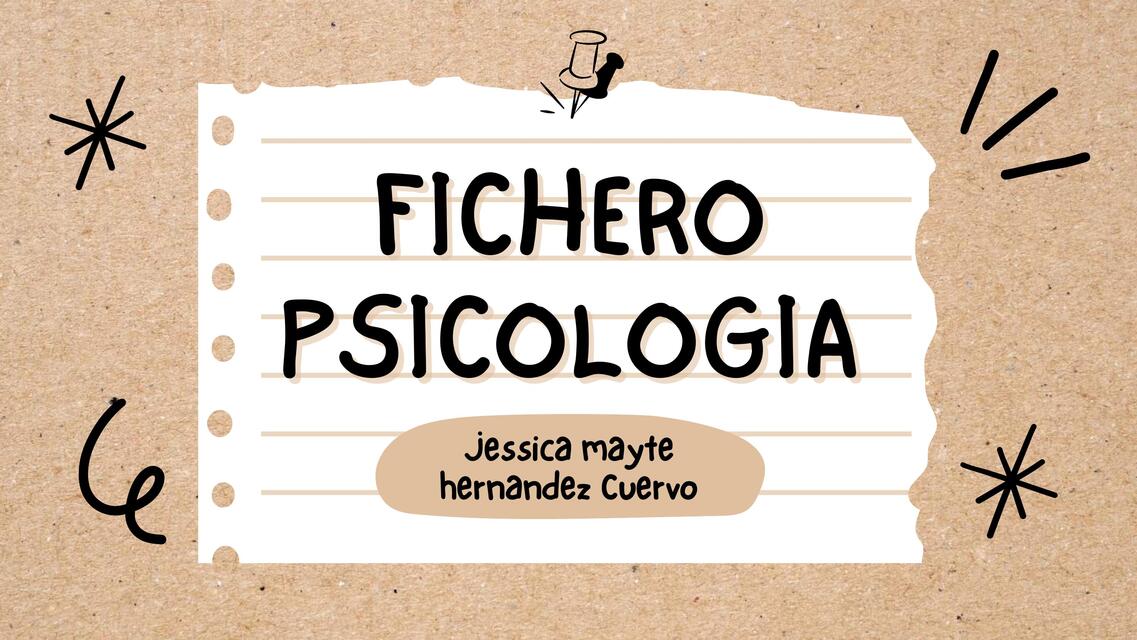 Fichero psicología | Mayte Cuervo | uDocz