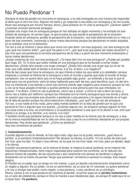 No Puedo Perdonar 1 | Liliana | uDocz