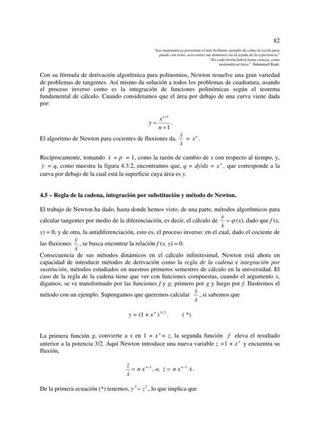 Newton y las Fluxiones | Rocío | uDocz