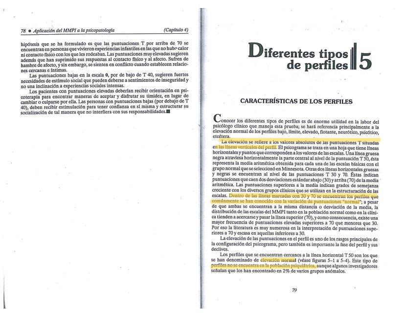 6 Tipos de perfiles en el MMPI 2 | Eridhier | uDocz
