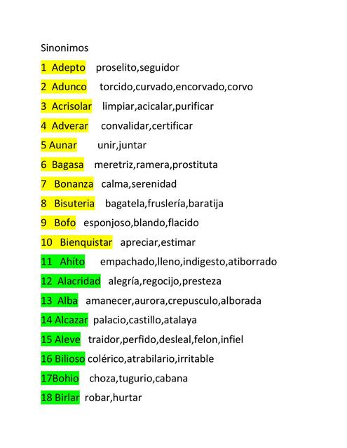 Sinonimos 2 0 copia | Kenyi | uDocz