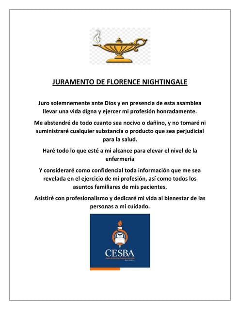 JURAMENTO DE FLORENCE NIGHTINGALE | jesus rodriguez | uDocz