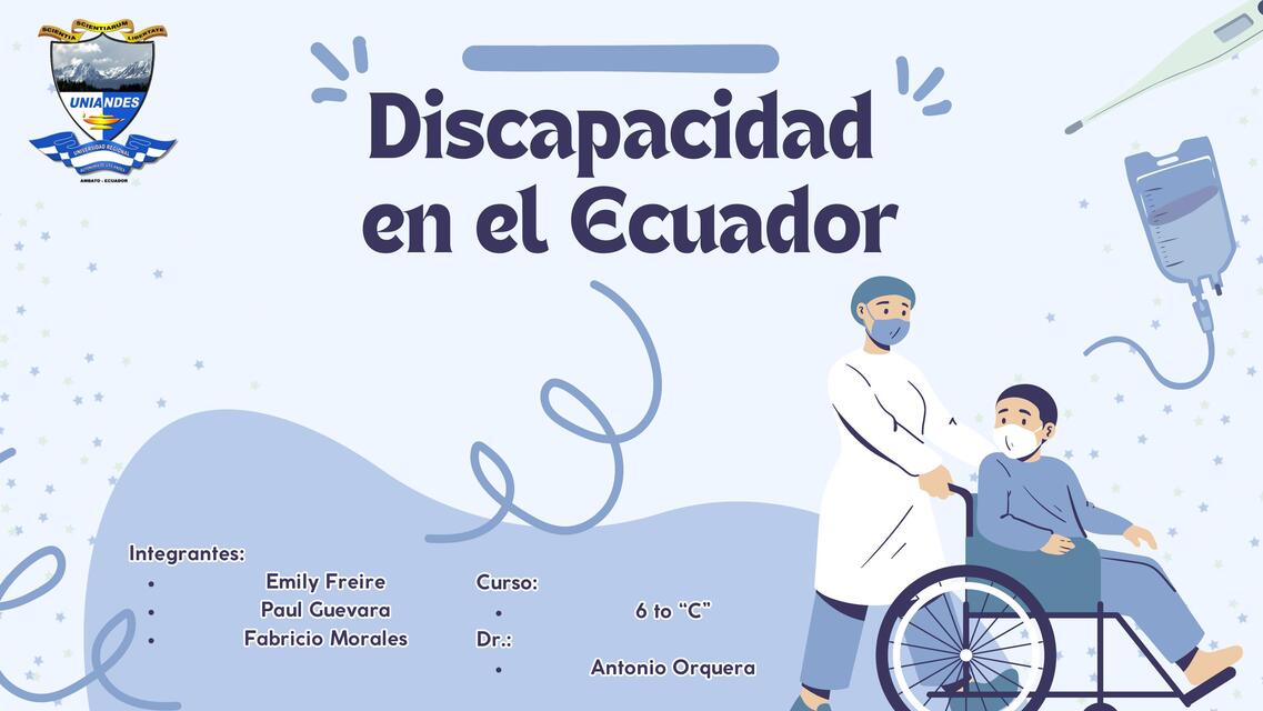 Discapacidad en el Ecuador | Benjamín Freire | uDocz