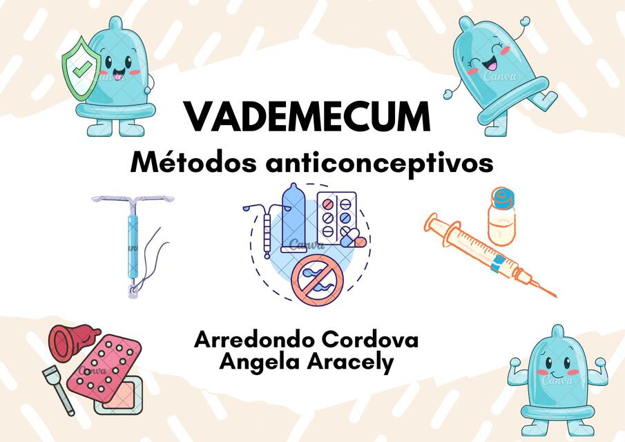 Vademecum - Condón Femenino | Angela_Arredondo@Obstetricia | uDocz