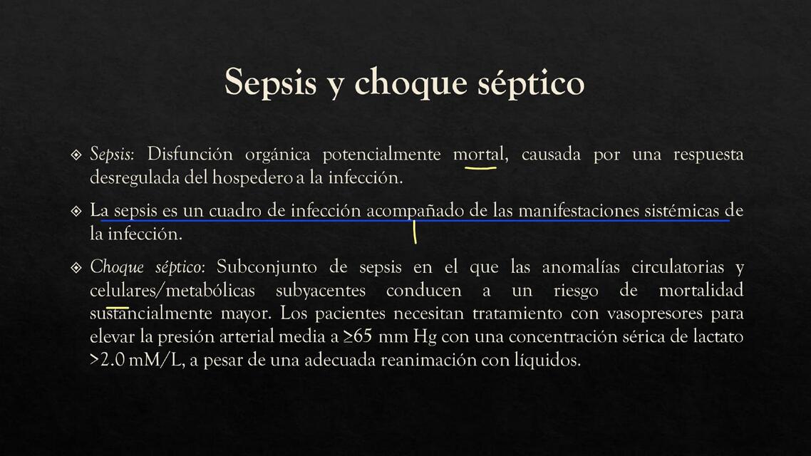 SEPSIS Y SHOCK SEPTICO | Mizonamédica | uDocz