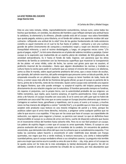 LA LEVE TEORIA DEL CUCAYO | Estefy | uDocz