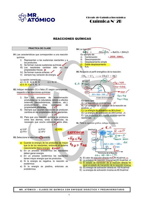 MR ATM 02B REACCIONES QUÍMICAS DESARROLLADO | Sienna | uDocz