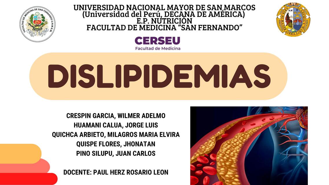 ROTAFOLIO DISLIPIDEMIAS | PIERO EMERSON | uDocz