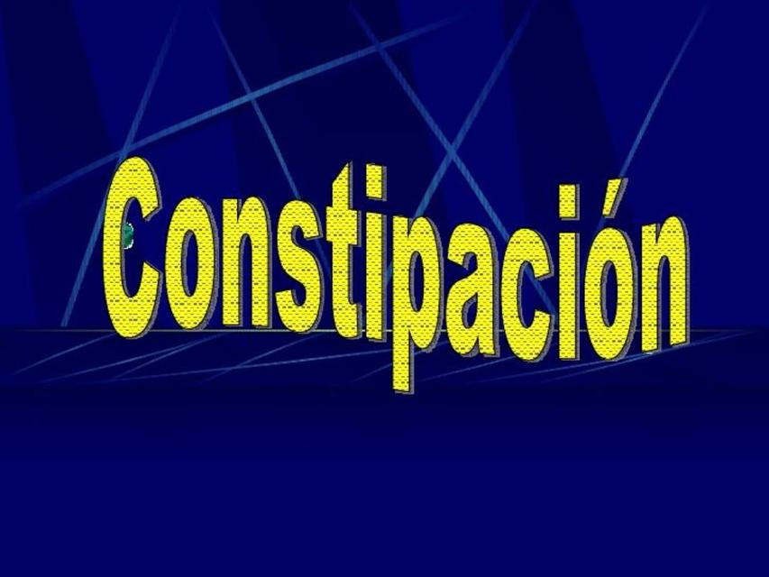Todo sobre la Constipacion