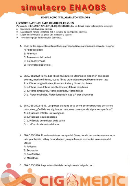 SIMULACRO N 21 | Angie Príncipe Guerra | uDocz