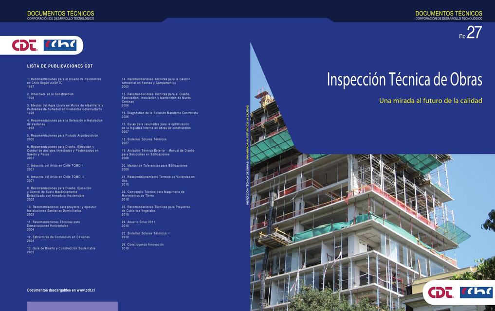 inspección técnica de obras una mirada al futuro | Ton | uDocz