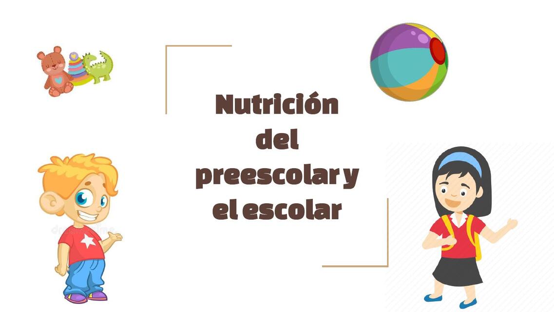 Nutrición del preescolar y escolar | Rebeca Benitez Montenegro | uDocz