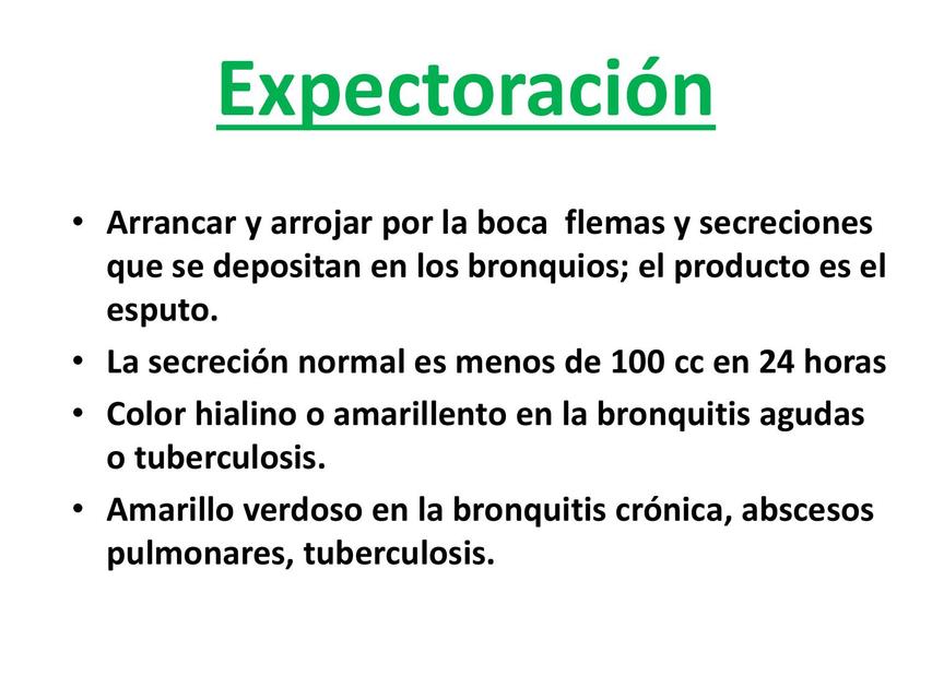 Expectoración | Ahmed Casana | uDocz