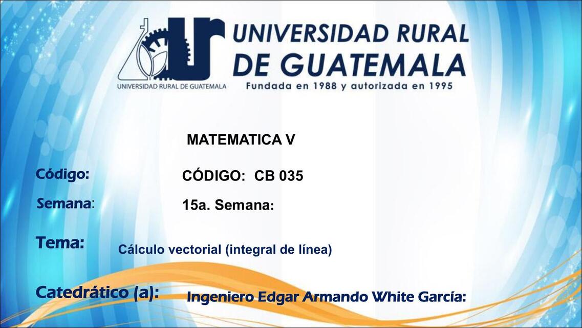 15o Presentación Matematica V | Arecio Godínez | uDocz