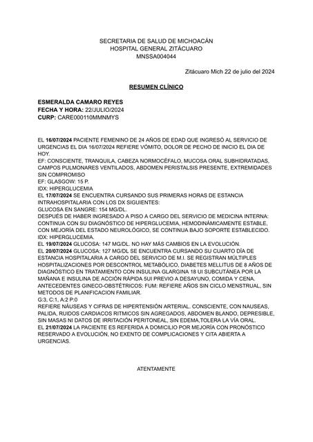 RESUMEN MEDICO | Ernesto Prado M | uDocz
