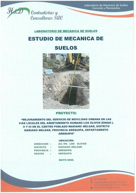 Estudio de mecánica de suelos | RICHARD ZAMATA | uDocz