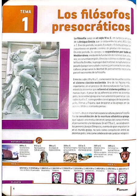 FILOSOFIA PRESOCRATICA | jeronimo | uDocz