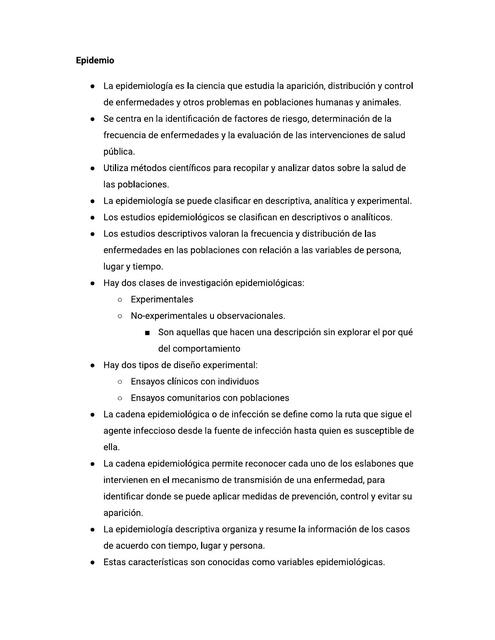 Epidemio Guía | Andre Cervantes | uDocz